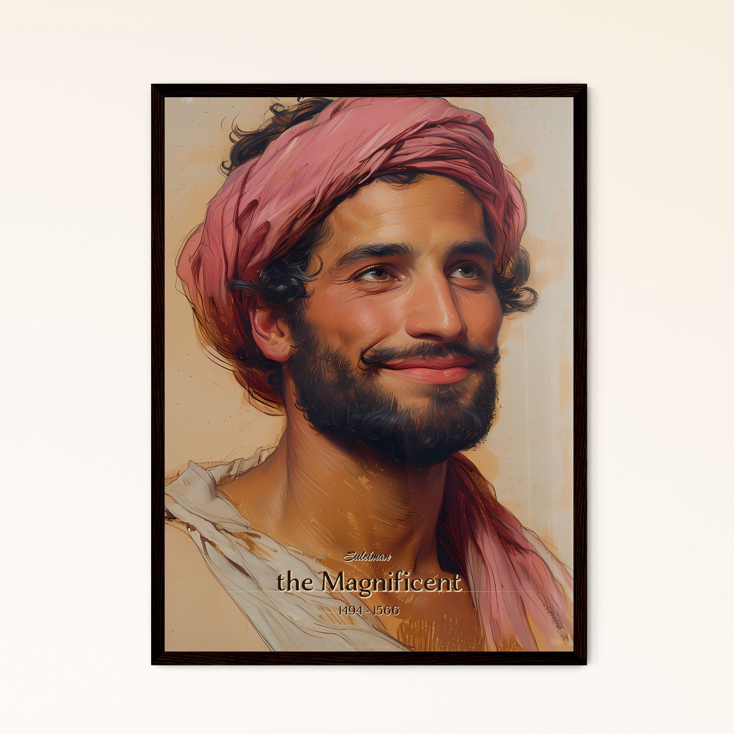 Suleiman, the Magnificent, 1494 - 1566, A Poster of a man with a beard ...