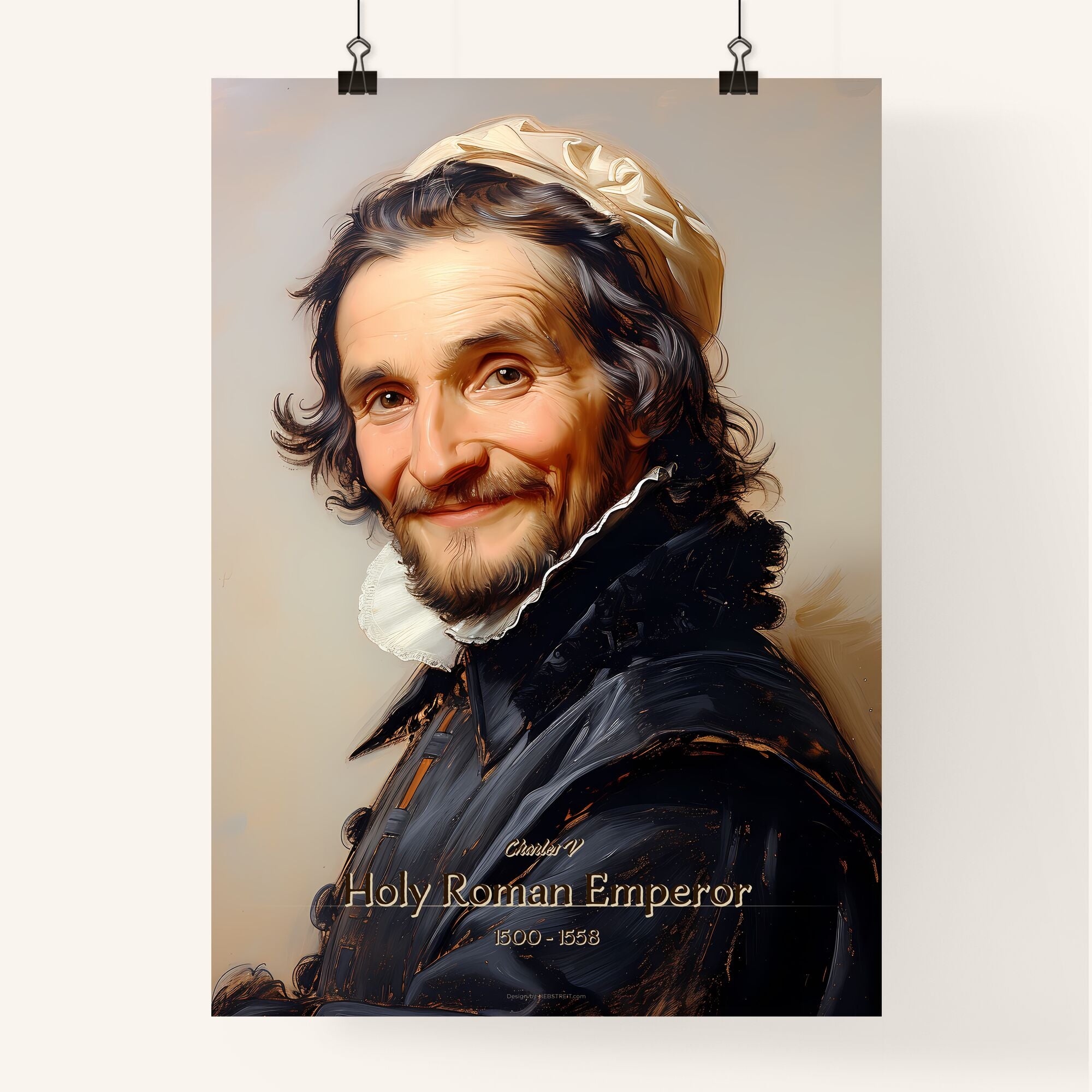 Charles V, Holy Roman Emperor, 1500 - 1558, A Poster of a man in a ...