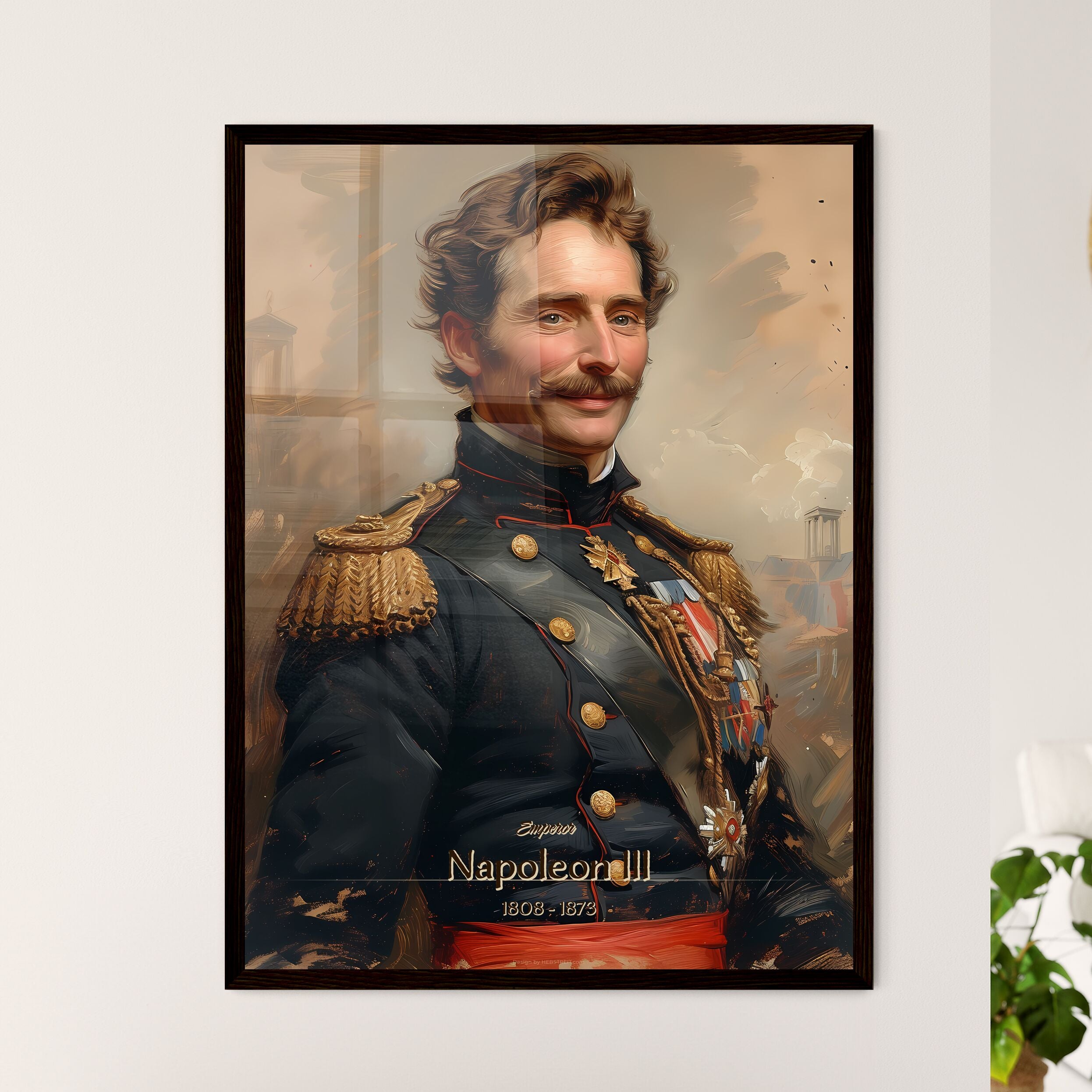 Emperor, Napoleon III, 1808 - 1873, A Poster of a man in a military ...