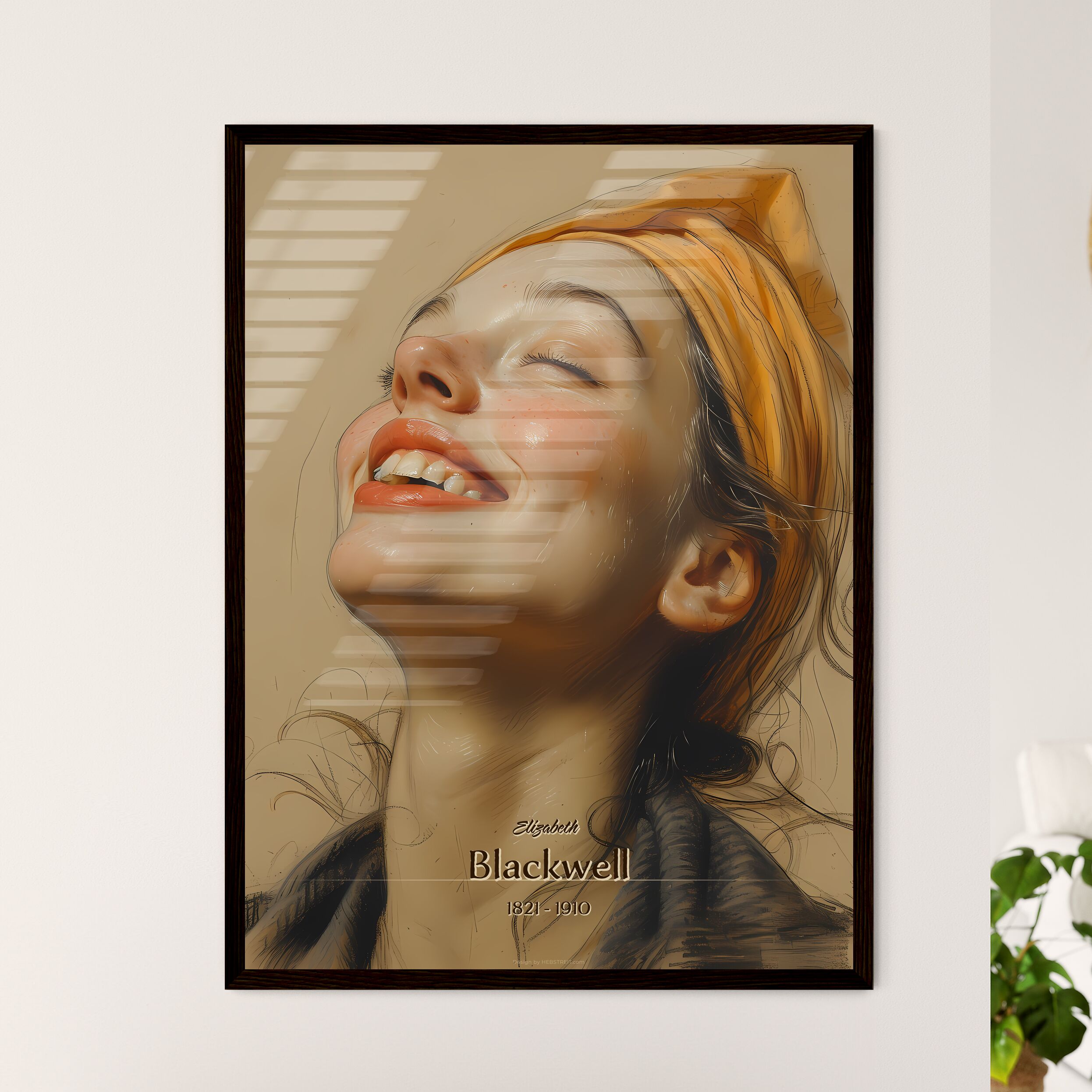 Elizabeth, Blackwell, 1821 - 1910, A Poster of a woman with her eyes ...