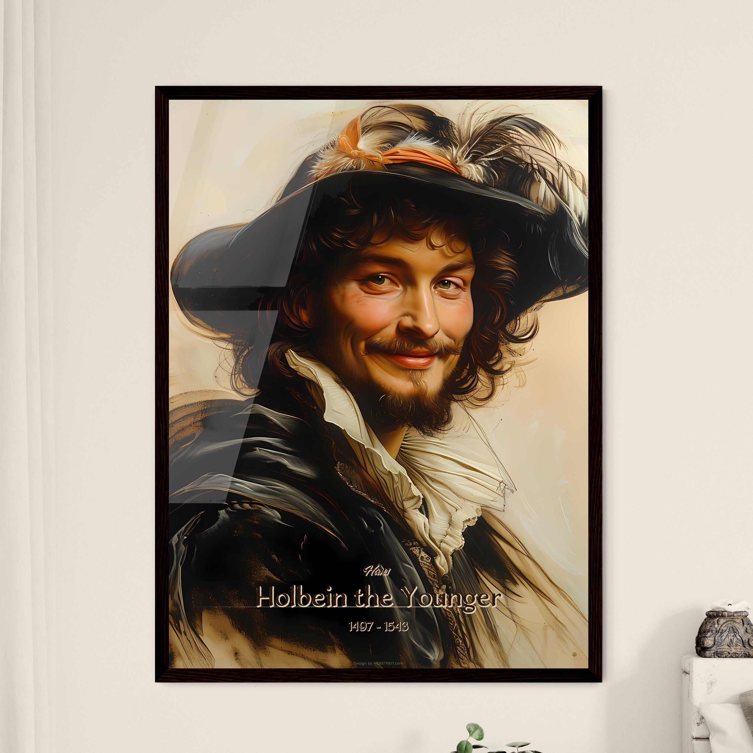 Hans - Framed Art Print – HEBSTREIT
