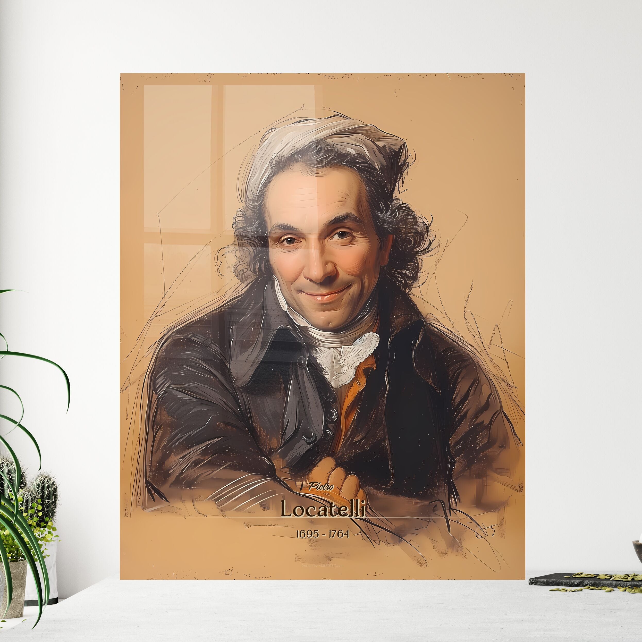 Pietro, Locatelli, 1695 - 1764, A Poster of a man smiling at the camera ...