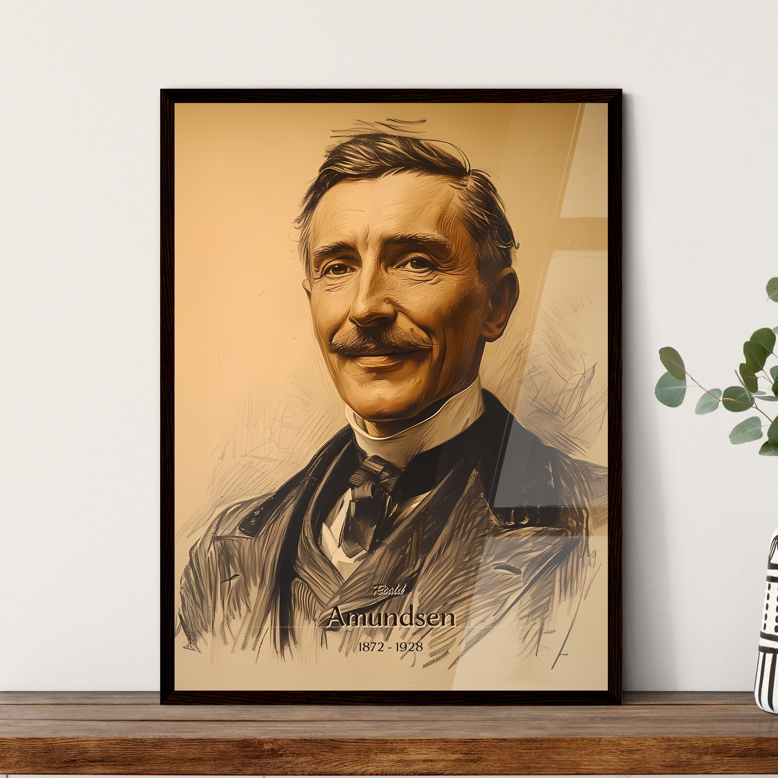 Roald Framed Print – HEBSTREIT