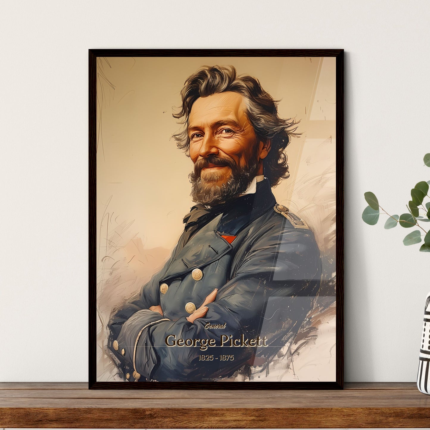 civil war general uniform coloring pages pickett