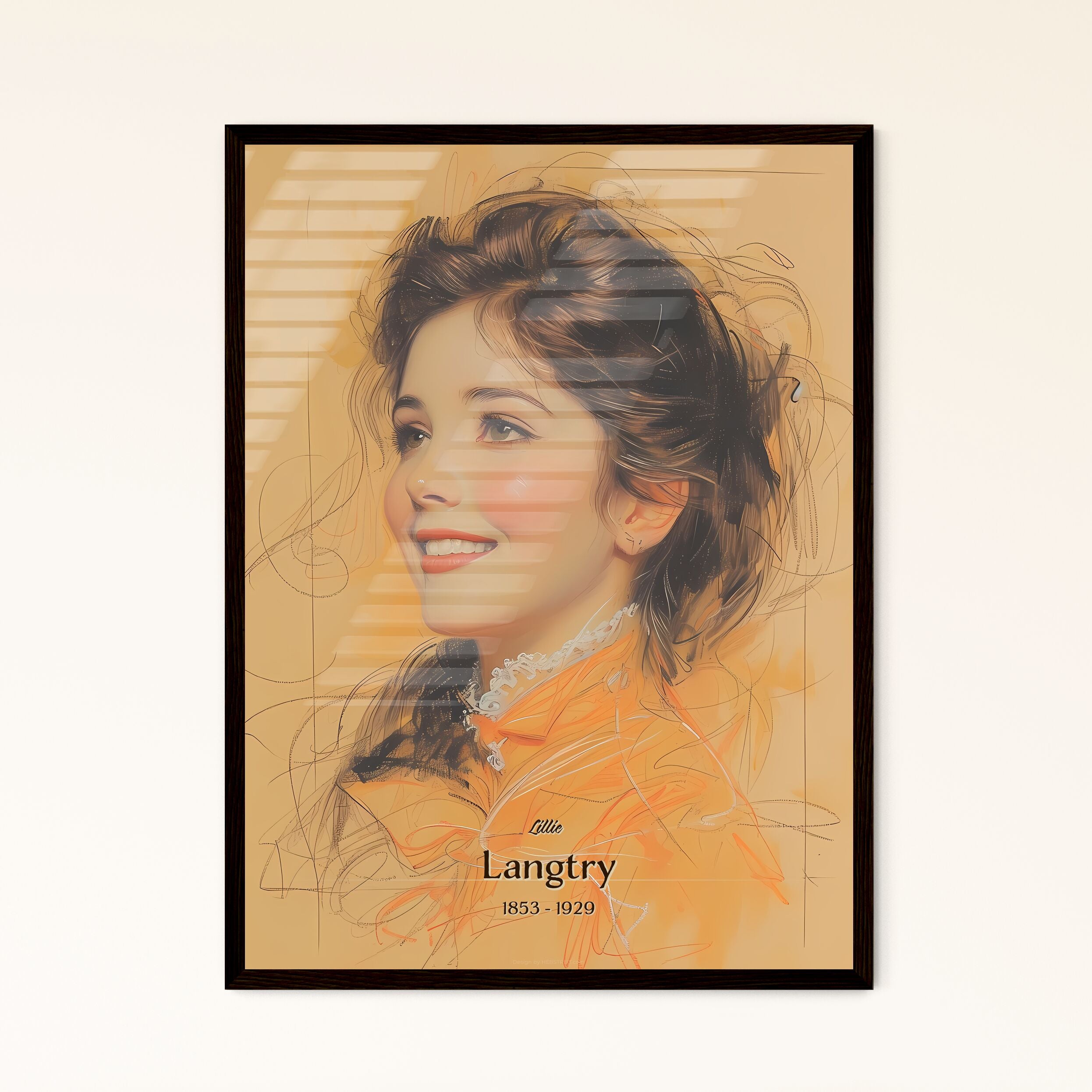 Lillie - Framed Art Print – HEBSTREIT
