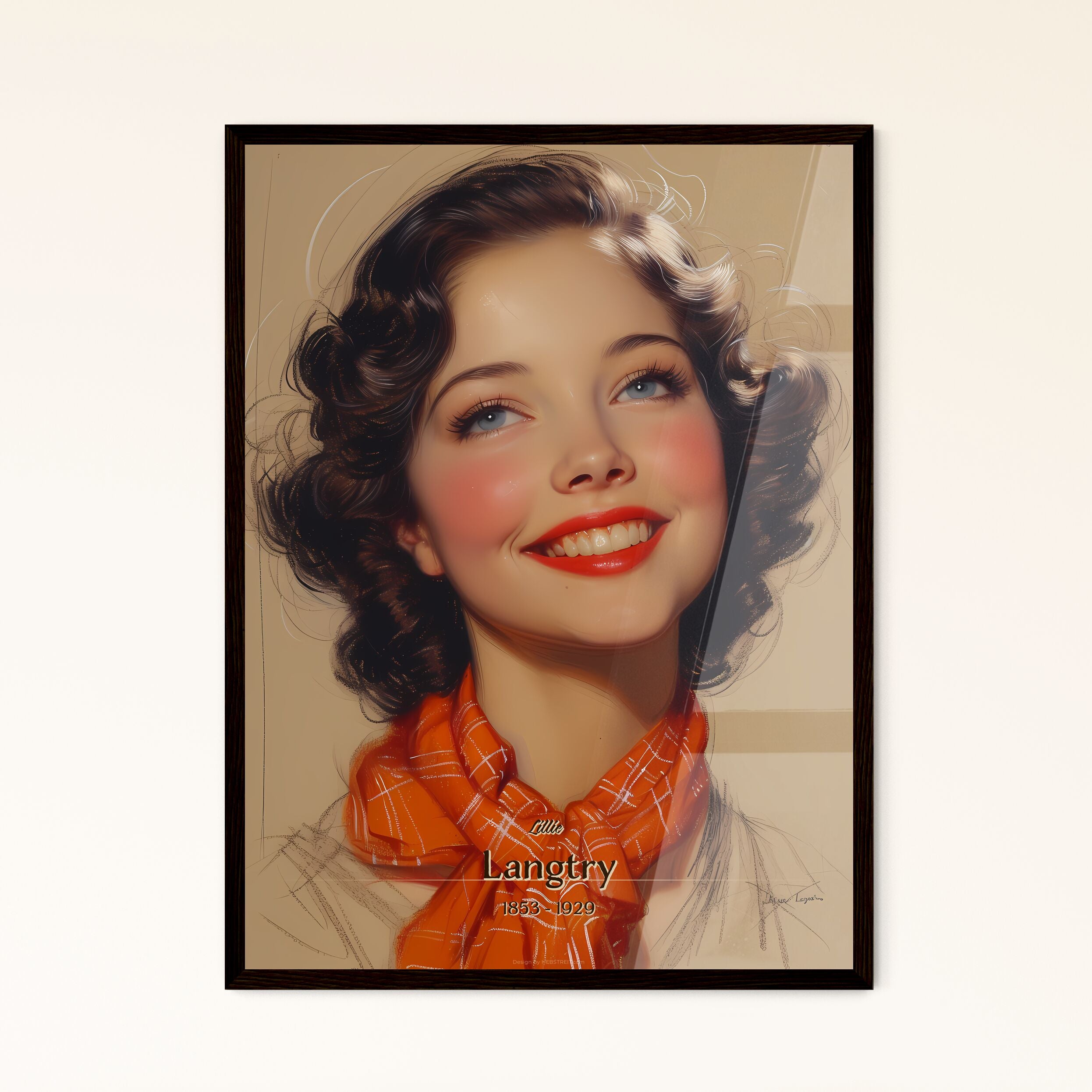 Lillie - Framed Art Print – HEBSTREIT
