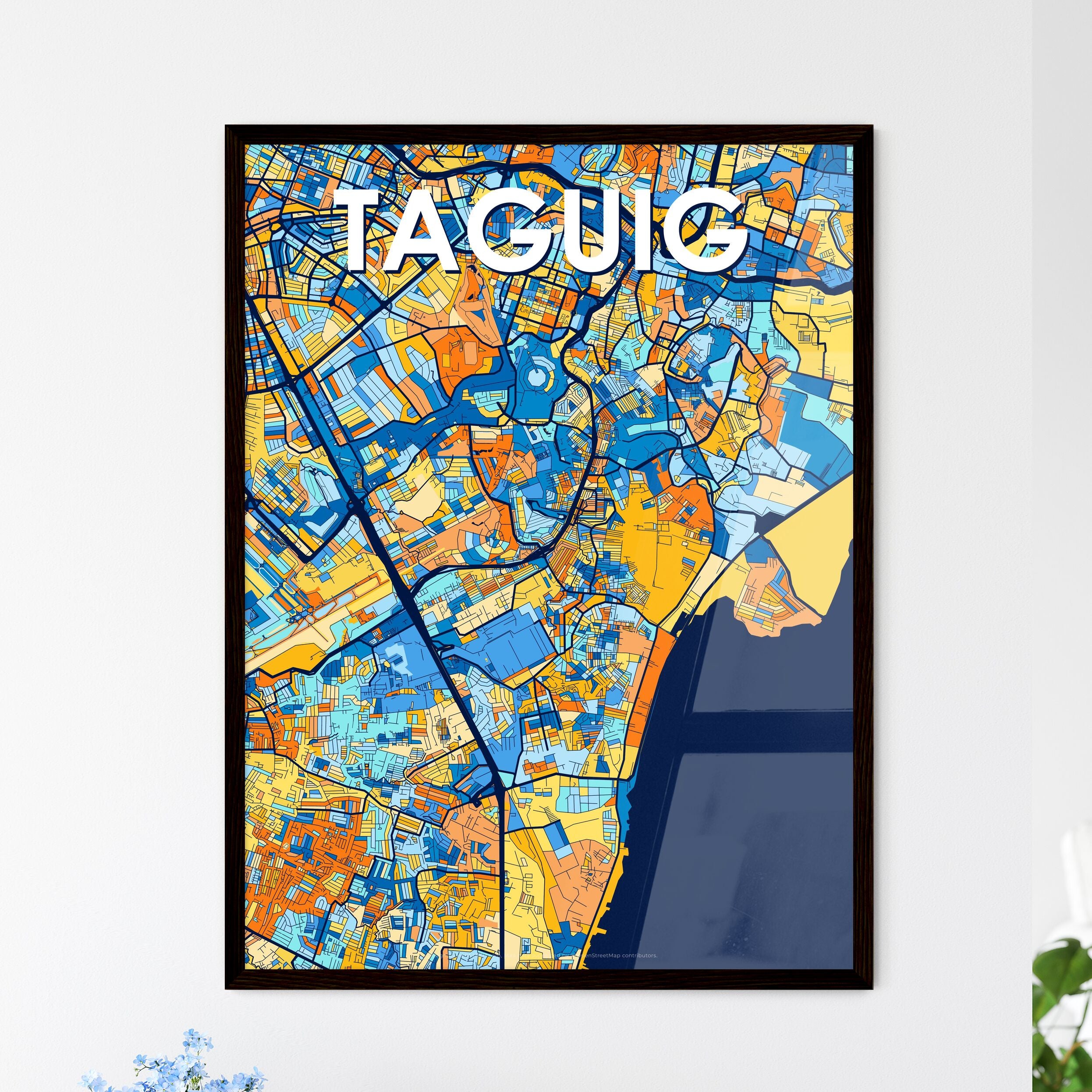Map Taguig Philippines Taguig LGU Will Test New Traffic Scheme Along